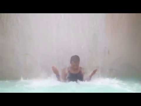 Blue Lagoon Waterfall Massage - YouTube