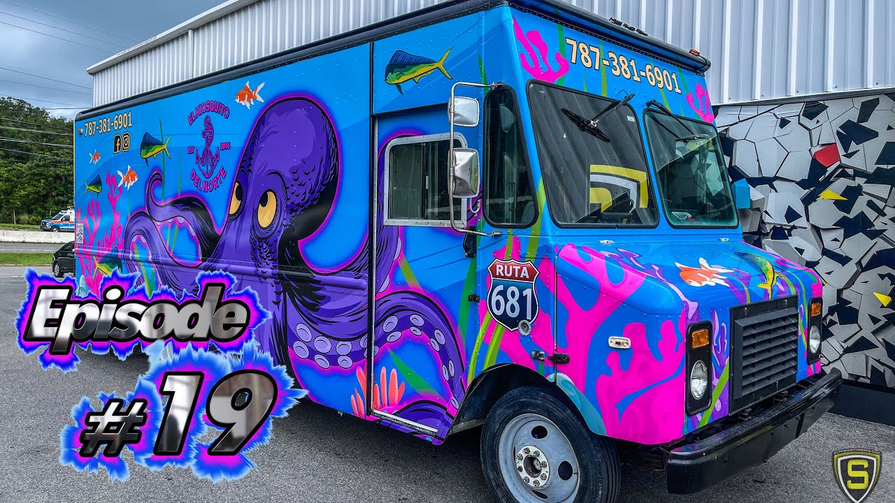 EP18: Food Truck Full Wrap - YouTube