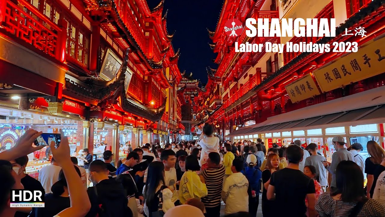 Shanghai on Labor Day - Yu Garden to the Bund - 4K HDR - YouTube
