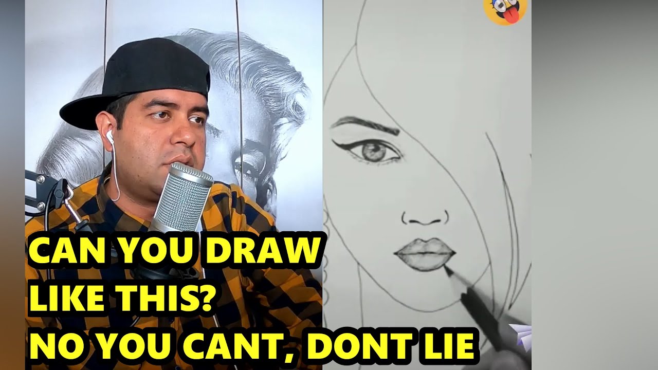 Can You Draw Like This? No You Cant, Dont Lie - YouTube