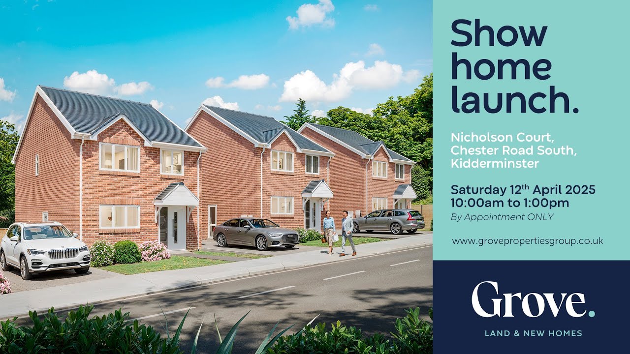 🚀 SHOW HOME LAUNCH at Nicholson Court in Kidderminster 🚀 - YouTube