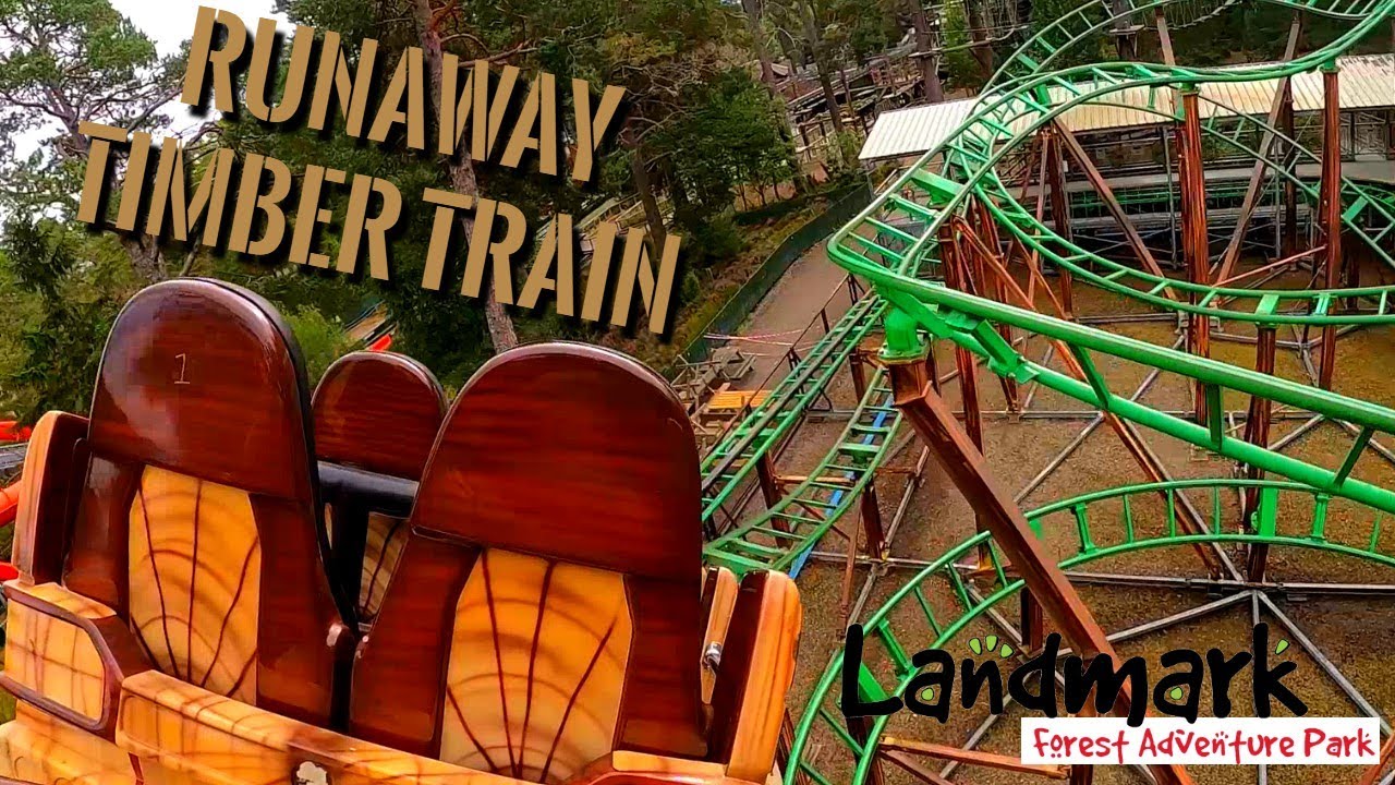 Runaway Timber Train On Ride POV - Landmark Forest Adventure Park - YouTube