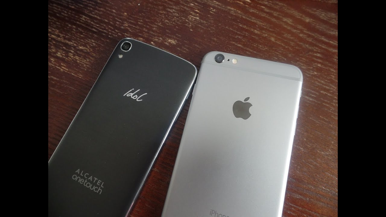 Alcatel Onetouch Idol 3 VS iPhone 6 Plus (BATTLE) - YouTube