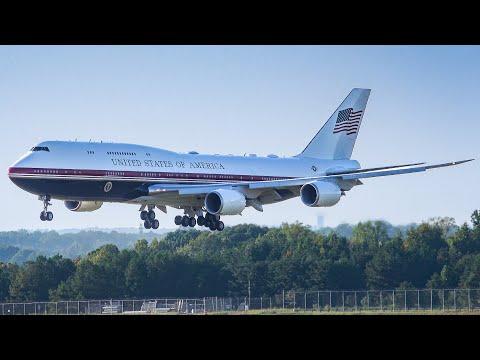 New Air Force One Arrives at Charlotte Douglas Int'l Airport | Boeing VC-25B, 25-33000 | Sept. 2026