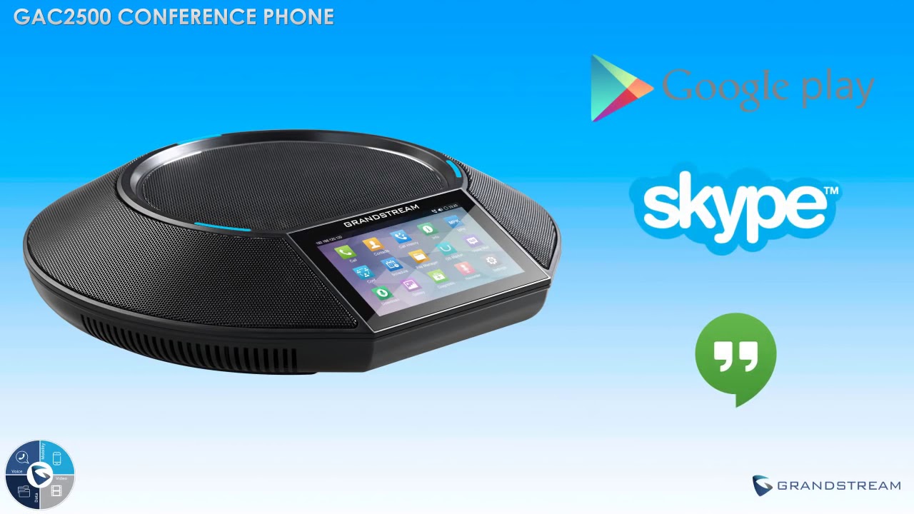 Grandstream's GAC2500 Android Conference Phone - YouTube