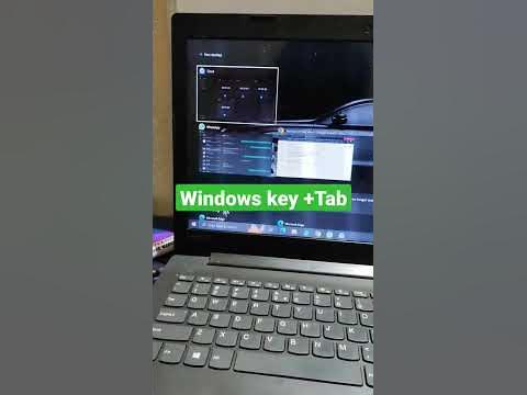 how to open task view or show multiple tab.shortcut of task view ...