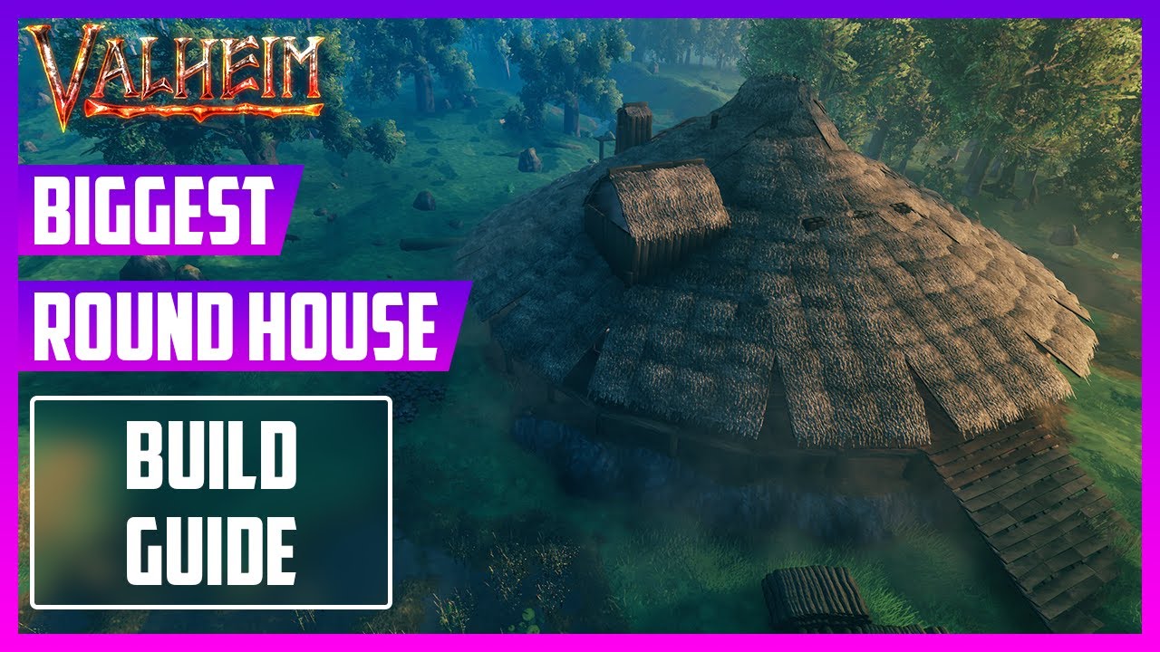 Valheim Big Round House 圓屋 - YouTube