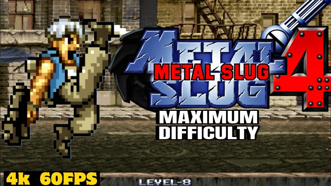 METAL SLUG 4 / SPEED RUN MISSION 3 / MAXIMUM DIFFICULTY (4K 60FPS ...