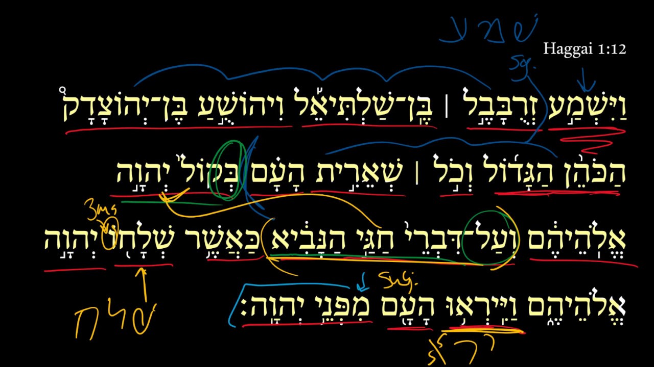 Haggai 1 12 Video - YouTube