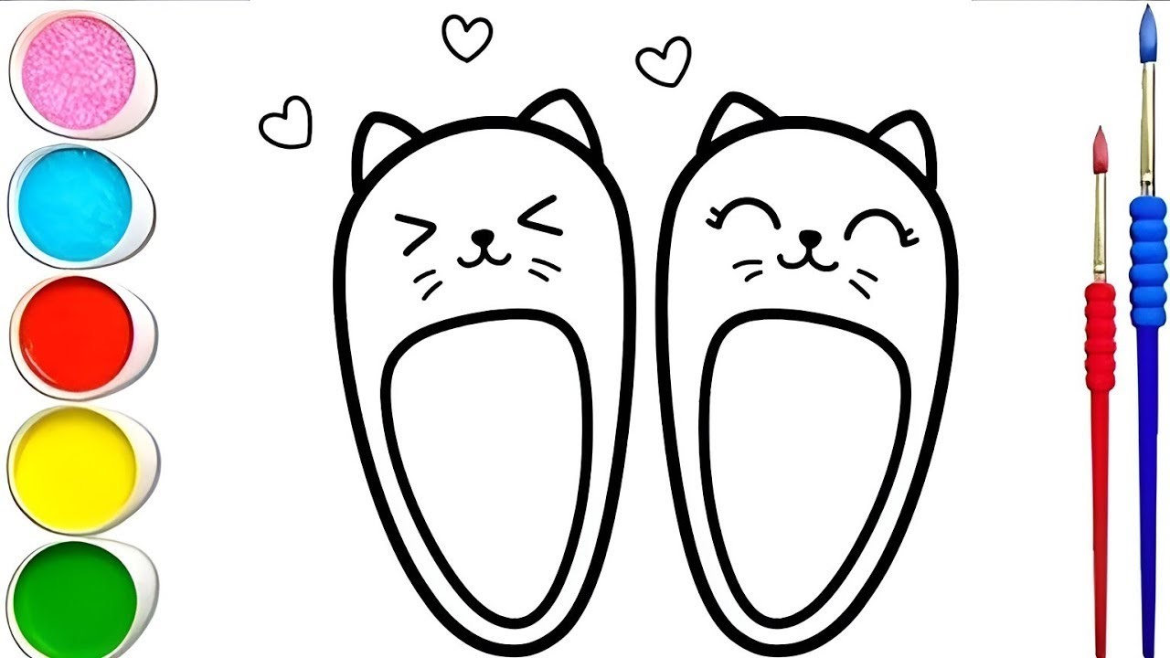 How to Draw Beautiful Hello Kitty Shoes Drawing, Coloring & Painting ...