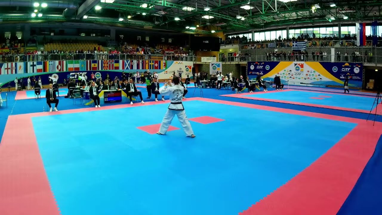 EITF European ITF taekwon-do Championships (Wednesday) - Court 4 - YouTube