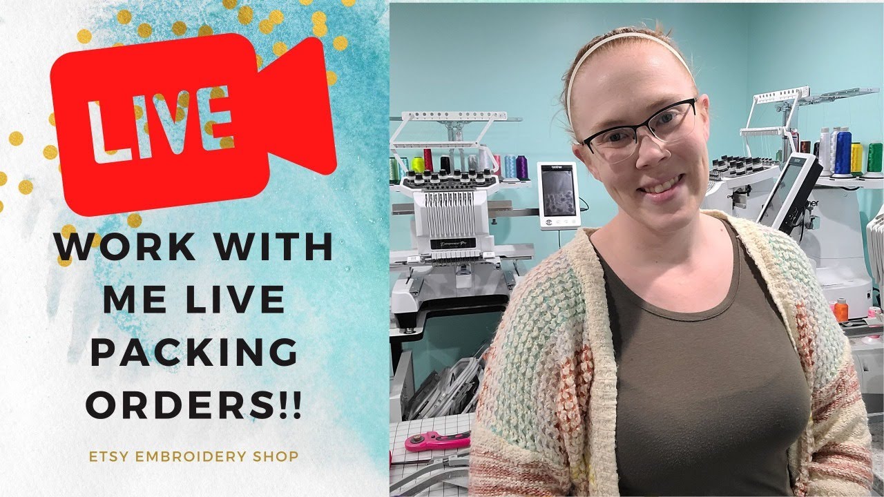 🔴 LIVE -- Short Work with Me Live Packing Orders plus a Special Guest Appearance! - YouTube
