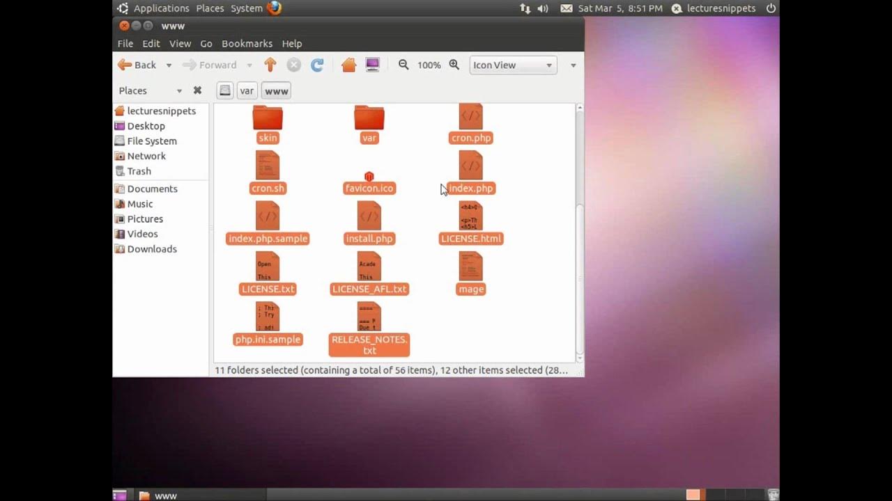 Installing Magento eCommerce in Ubuntu 10.10 - YouTube