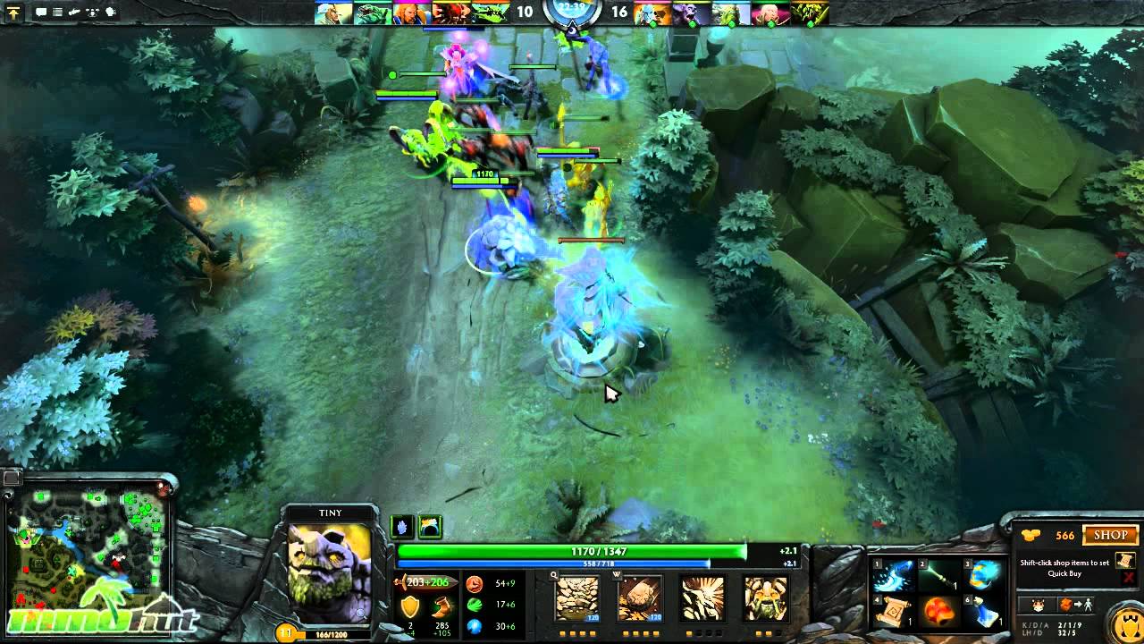 Dota 2 Gameplay - Tiny Time - YouTube