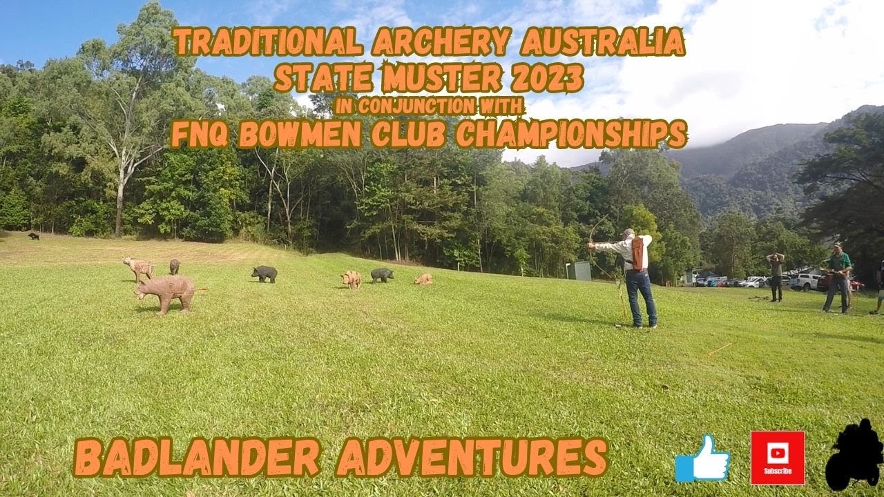Traditional Archery Australia Qld State Muster 2023 - YouTube