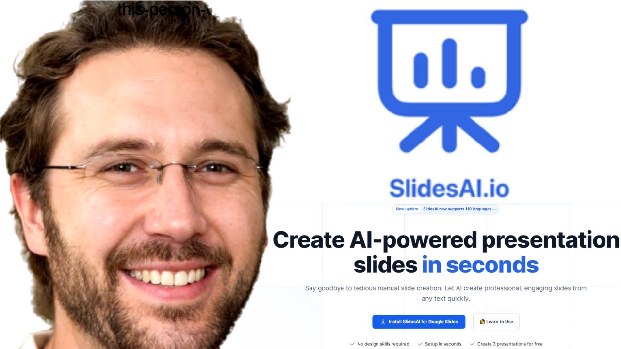 Slides AI, the best AI tool for making PowerPoint presentations - YouTube