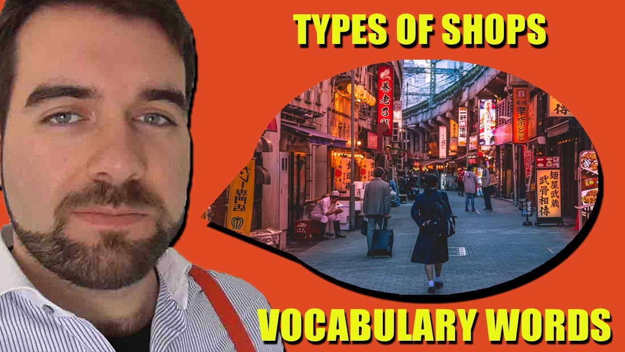 Types of Shops Vocabulary Words in English - YouTube