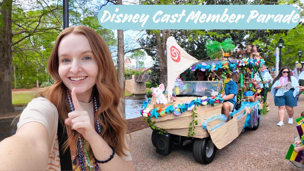 Disney World's Secret CAST MEMBER Parade! Mardi Gras at Disney's Port ...