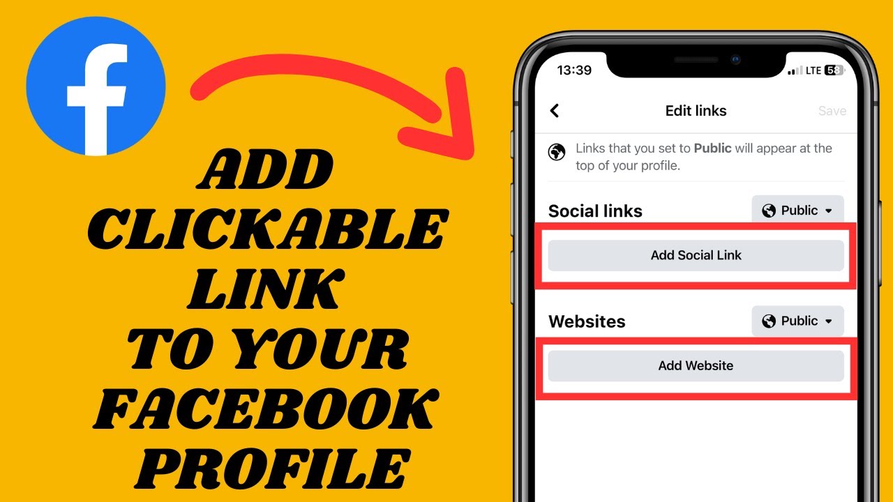 Add Clickable Links To Your Facebook Profile | 2025 - YouTube