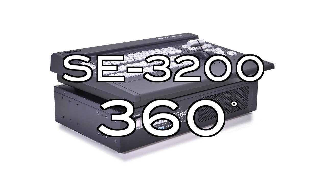 【360 Product Video】SE-3200 HD 12-Channel Digital Video Switcher ...