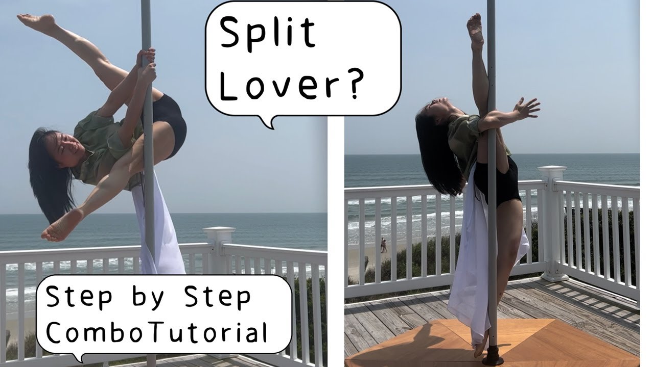 Lesson 14 Intermediate Pole Straddle & Split Tutorial | Step by Step # ...