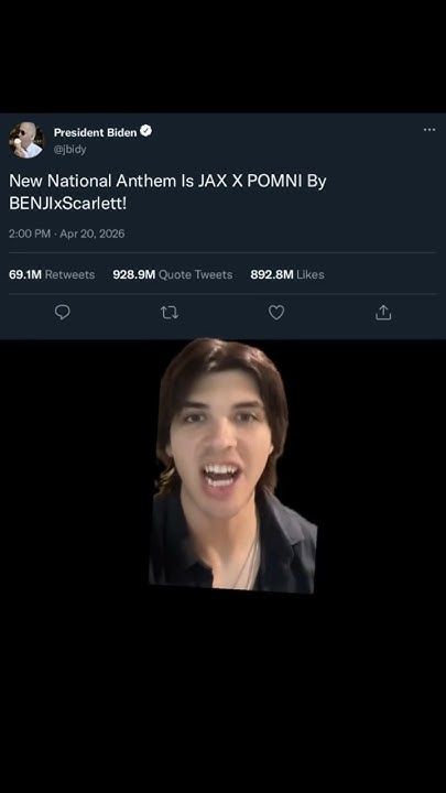 Jax X Pomni Song Is Now The NATIONAL ANTHEM! - YouTube