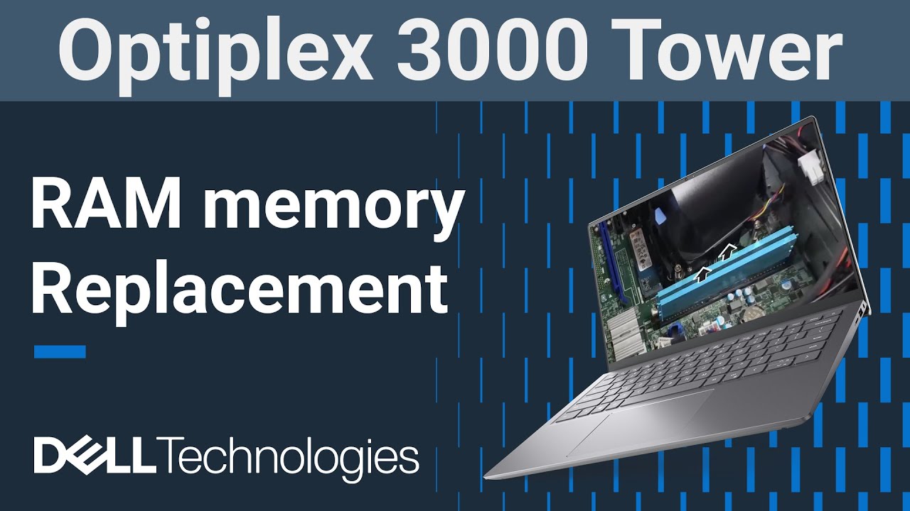 Dell Optiplex 3000 Tower | How to replace the RAM memory module - YouTube