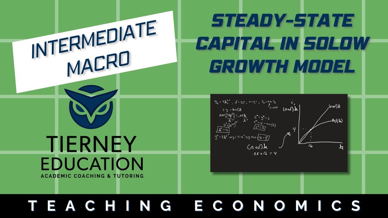 How to Solve for the Steady-State of Capital in a Solow Growth Model ...