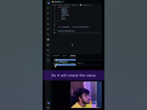 Remove False Values from an Array in JavaScript | GUVI | #shortsvideo # ...