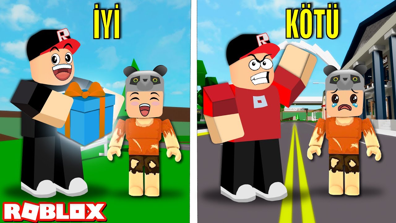 Panda Kötü Baba Oldu!! - Panda ile Roblox Brookhaven - YouTube