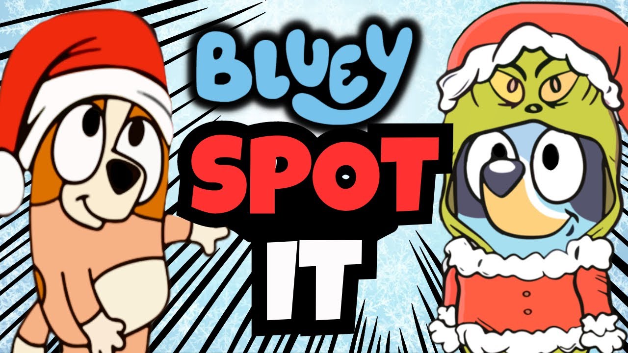 Bluey SPOT IT | Christmas Brain Break | Freeze Dance | Just Dance ...