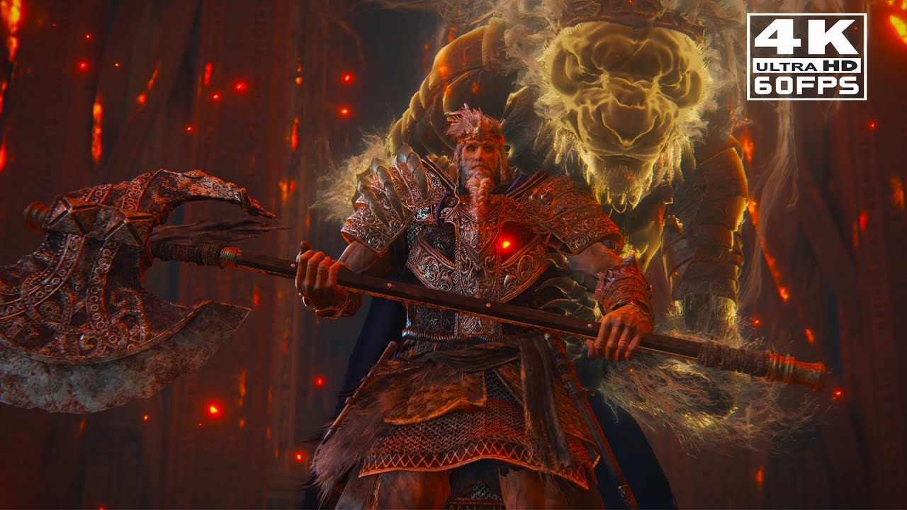 Godfrey The First Elden Lord Cutscene Elden Ring Game Clip In 4k 60fps Youtube