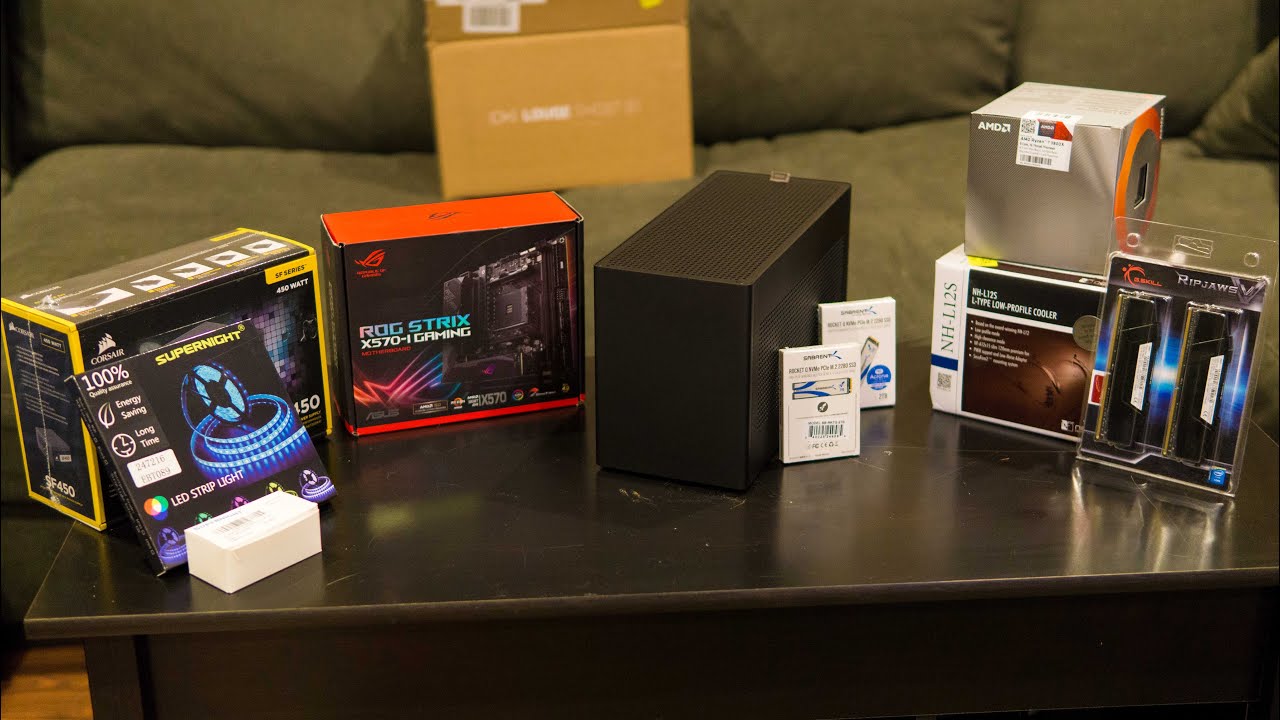 Louqe Ghost S1 SFF NAS Build - YouTube