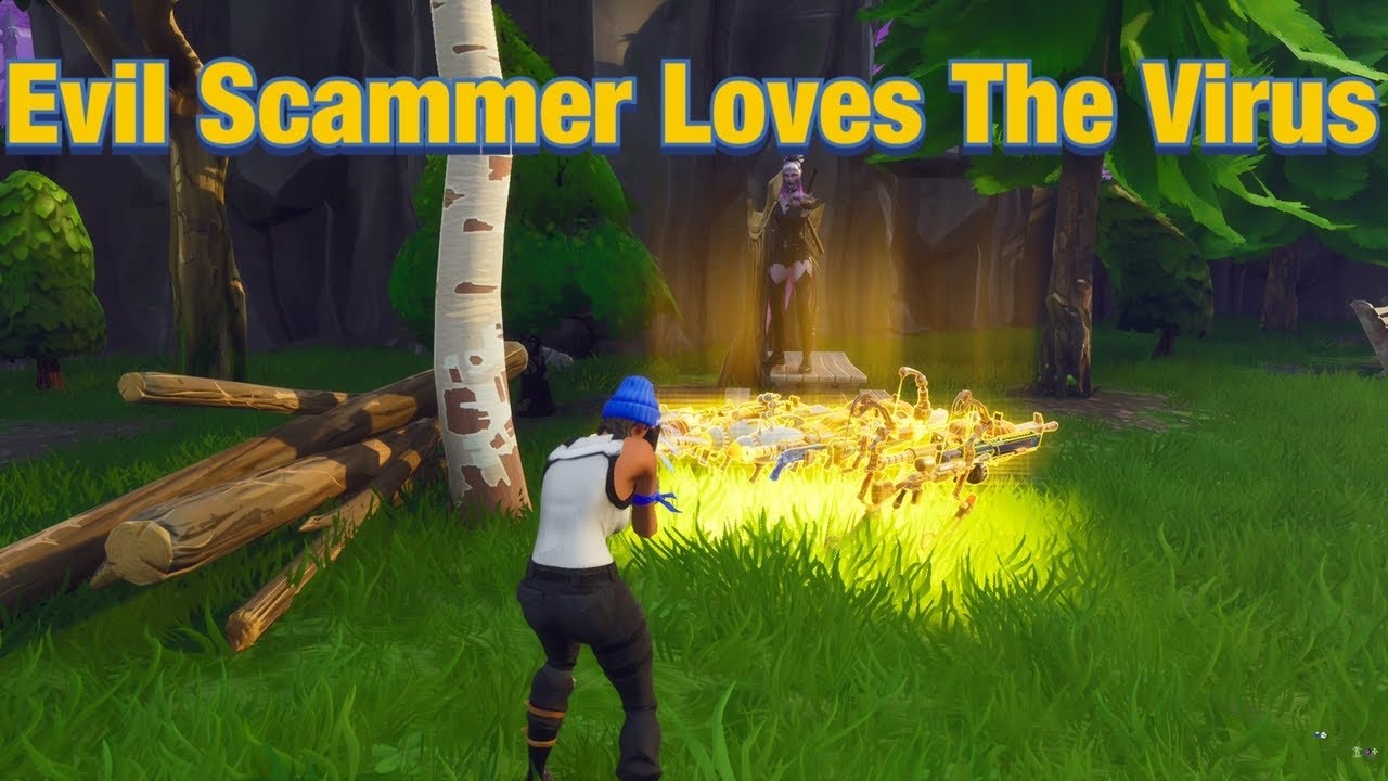 Evil Scammer Loves The Virus! 🦠 😷 (Scammer Gets Scammed) Fortnite Save ...