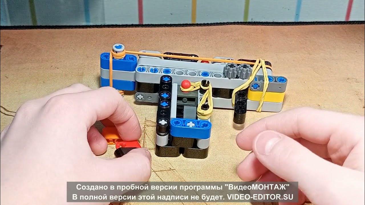 Как сделать пистолет из лего техник (реально стреляет) - YouTube