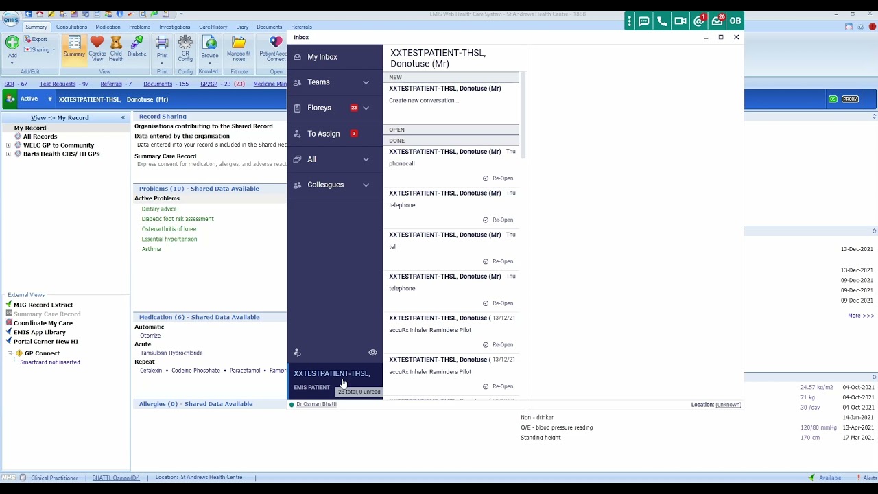 Create an AccuRx Booking Link from "Add a Note" - YouTube