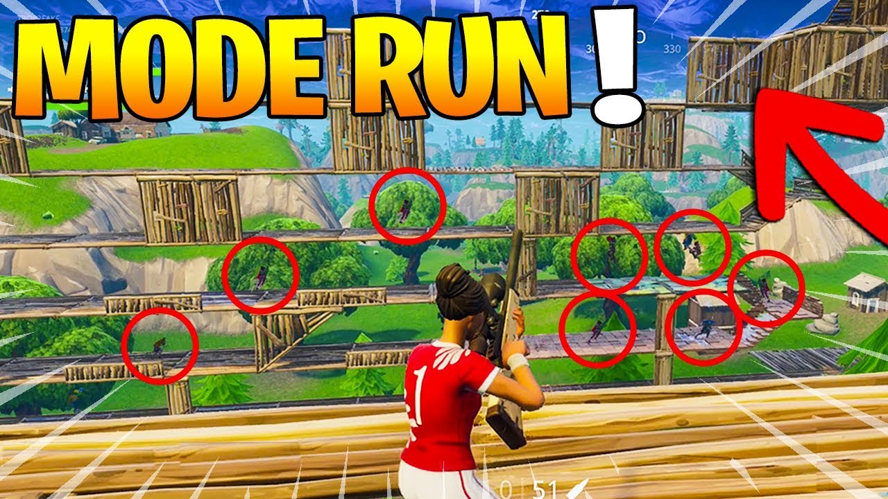 SNIPER VS RUNNER sur Fortnite: Battle Royale (PARTIE PERSO) - YouTube