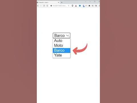 ¿Cómo hacer un SELECT en HTML? 🤔 [HTML desde cero] #Shorts - 36 - YouTube