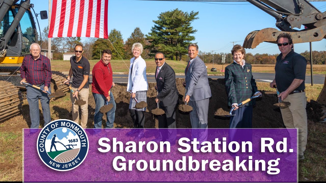 Sharon Station Road Groundbreaking - YouTube