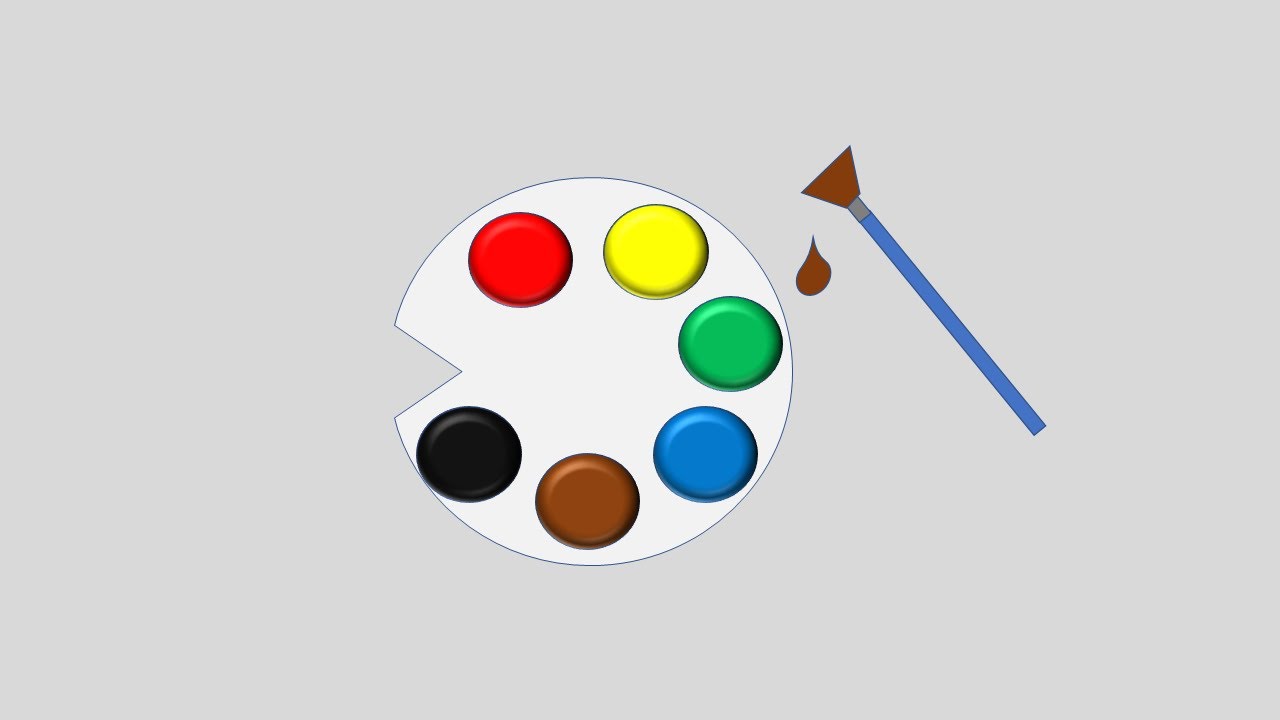 How To Make A Colour Plate In Power Point YouTube