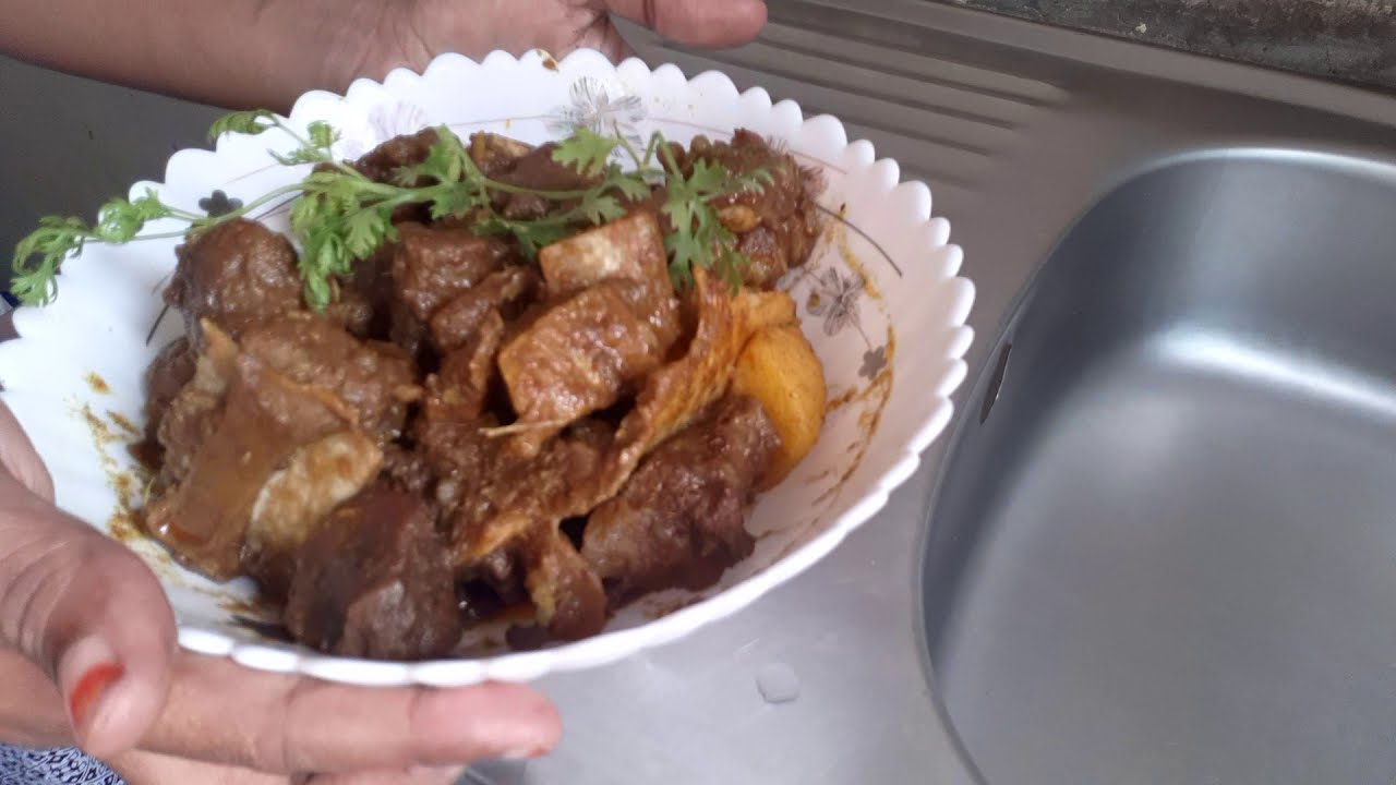 গরুর মাংস ভুনা রেসিপি | Beef vuna recipe - YouTube