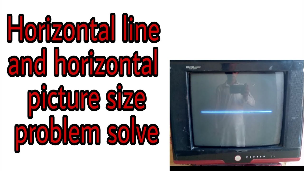 Horizontal line and horizontal picture size problem solve sami tv5 ...