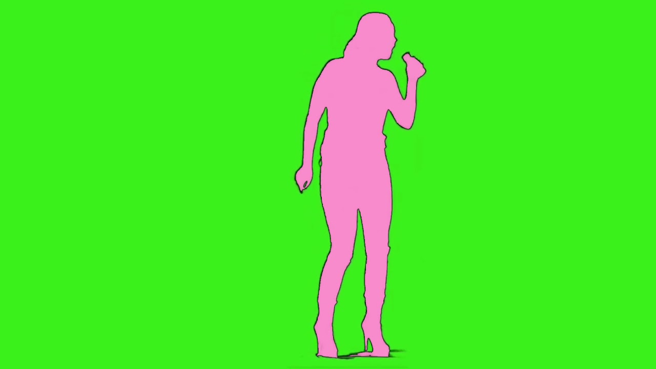 Woman Singer Green Screen Free No Copyright - YouTube