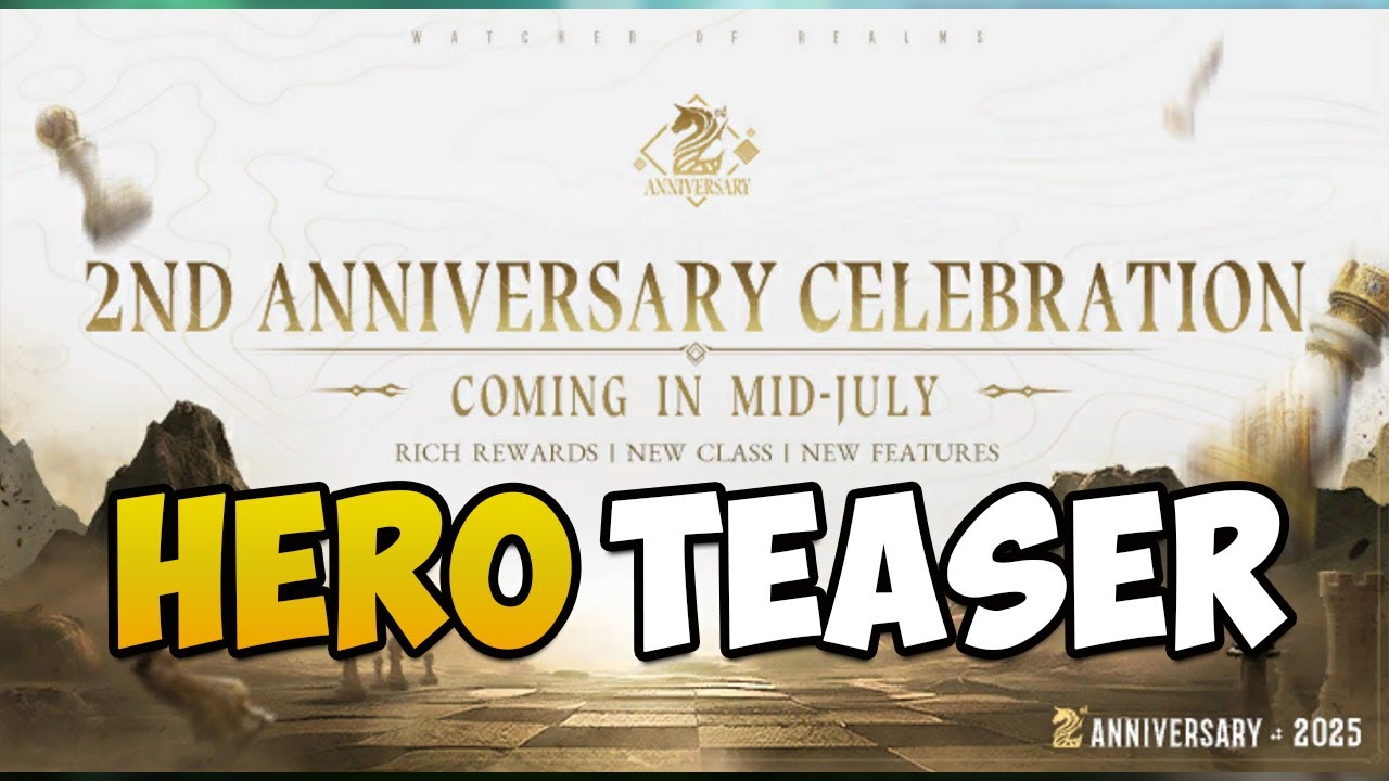 Official Teaser for 2nd Anniversary Heroes I Watcher of Realms - YouTube