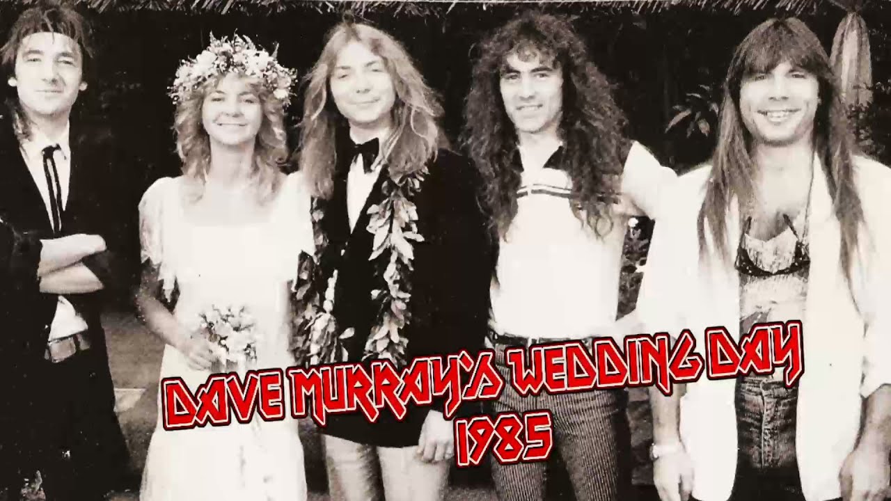 Dave & Tamar Murray Wedding Day IRON MAIDEN Rare Photos 1985 Powerslave ...