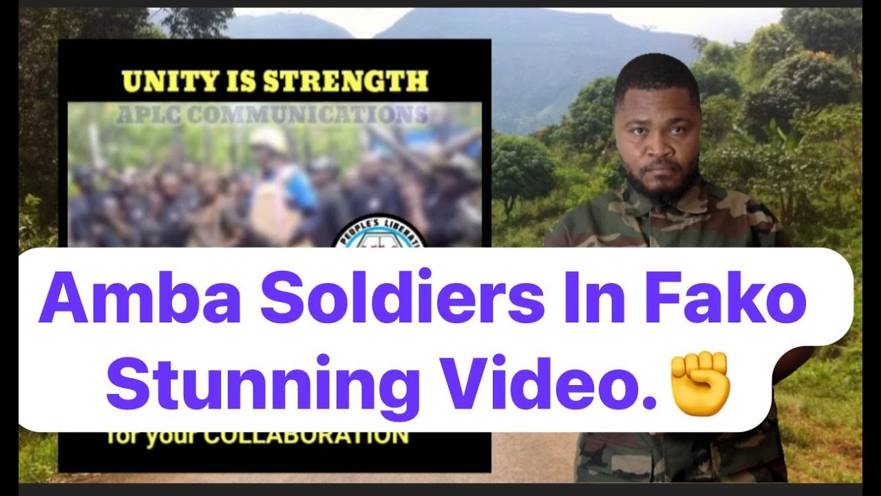 Amba Forces In Fako Thank The Population. - YouTube