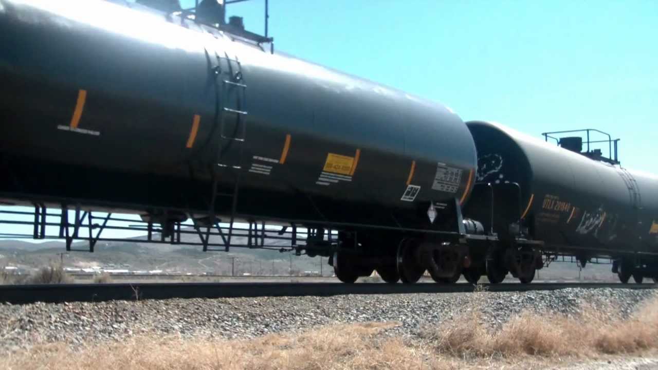 BNSF trackage rights train pulls into the Elko Nevada yard heading ...