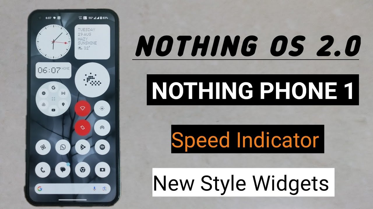 Nothing phone 1 Update | Nothing OS 2.0 Update On Nothing Phone 1 ...