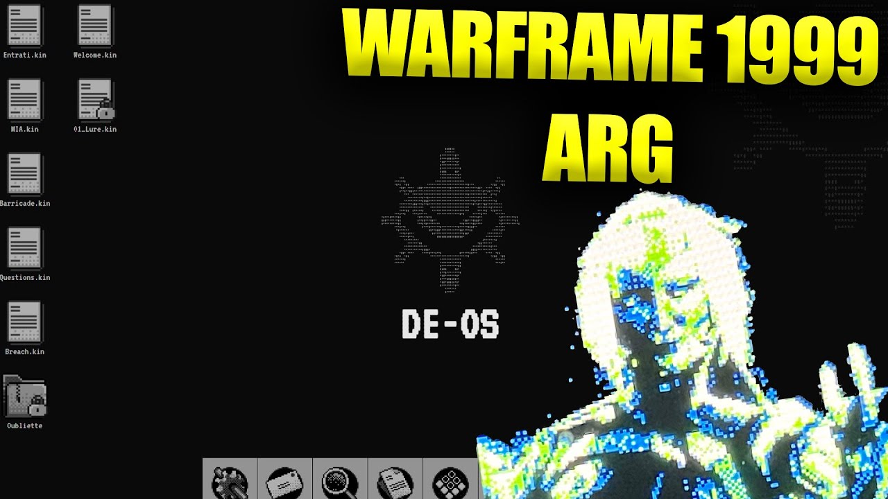 Warframe 1999 ARG! Unlock Secrets And Lore! - YouTube