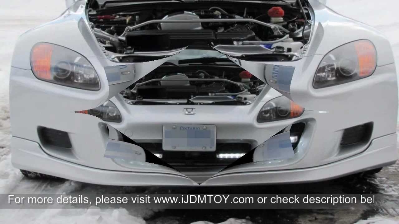 Euro Mercedes Brabus Style 5-Light LED Daytime Running Lights on Honda ...